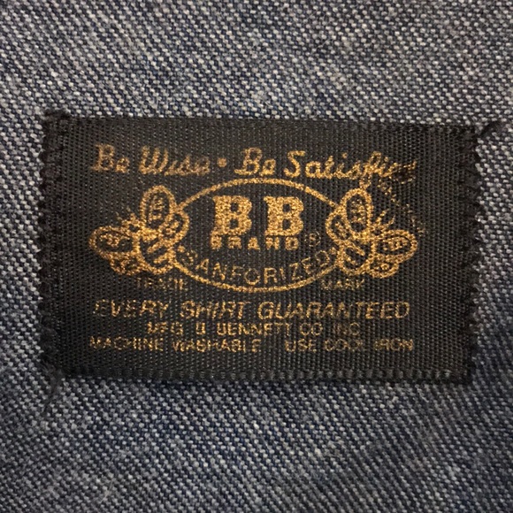BB Brand | Tops | Bb Brand Heavy Denim Work Button Down | Poshmark